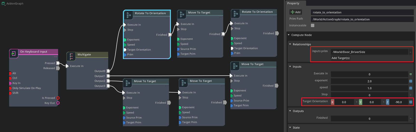 Action Graph Car Customizer Tutorial — Omniverse Extensions