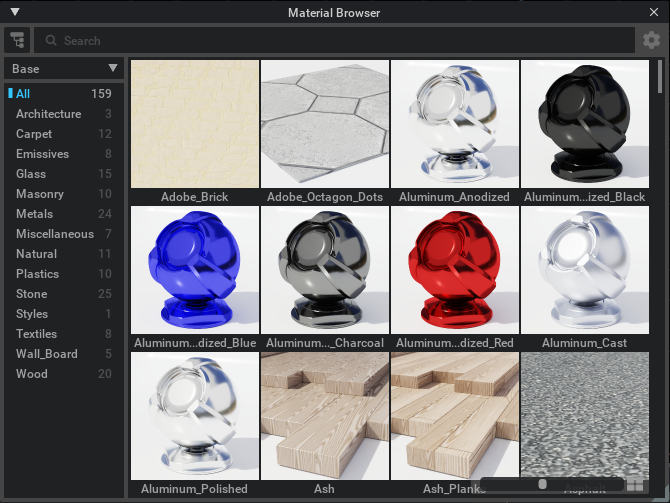 Overview — omni.kit.browser.material