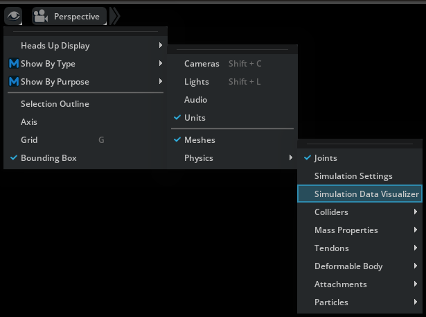 Simulation Data Visualizer Window — Omni Physics