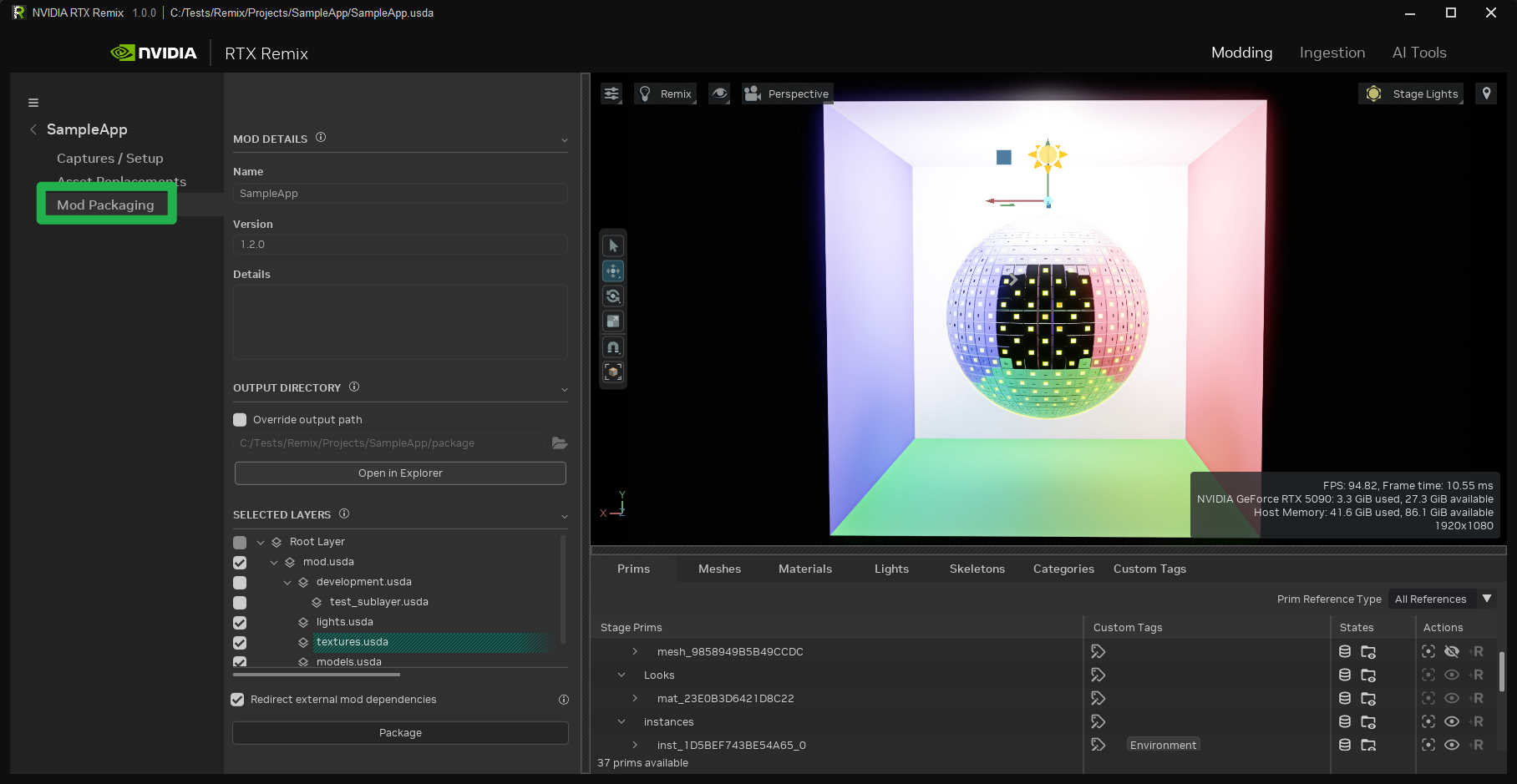 Packaging Your Mod — NVIDIA RTX Remix