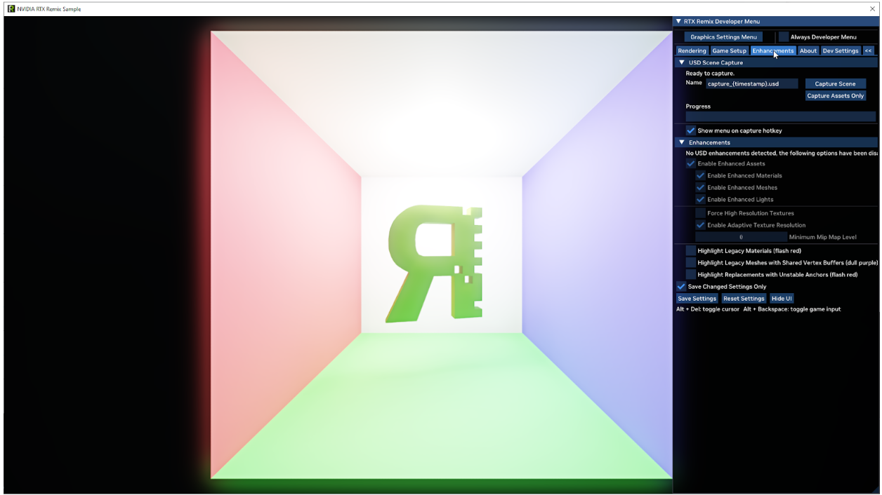 Building Your First Mod for the RTX Remix Sample — NVIDIA RTX Remix